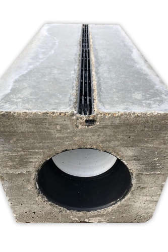 AXLDrain 250 Galerij : Afvoergoot met sleufrooster op afvoerbuis - MatGeco