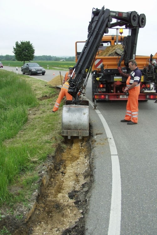 RoadEdgePave dalle pour renforcer les bords de routes - galerie -MatGeco