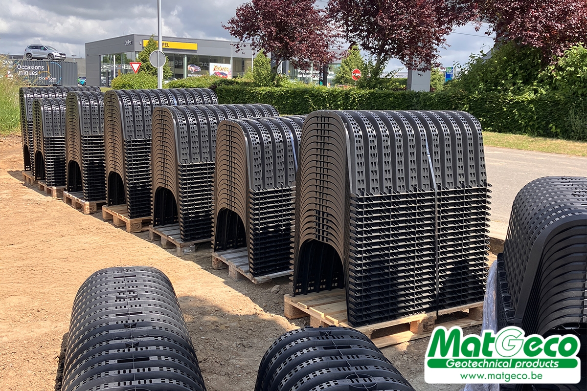 Infiltratietunnel voor regenwater - Tunnel H.333 van MatGeco